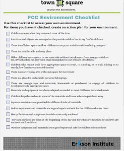 FCC Environment Checklist | Town Square