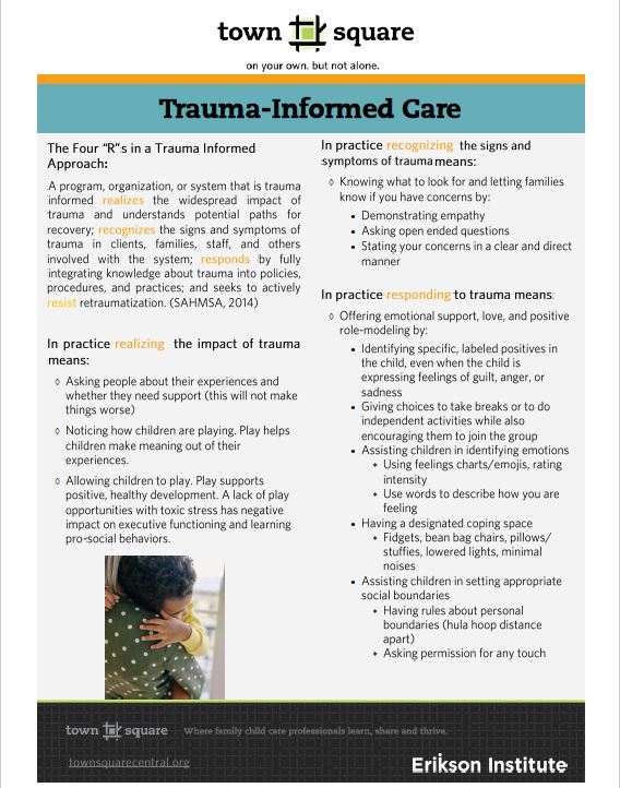 Trauma informed care | Town Square