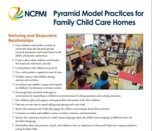 Pyramid Model Practices for Family Child Care Homes | Town Square