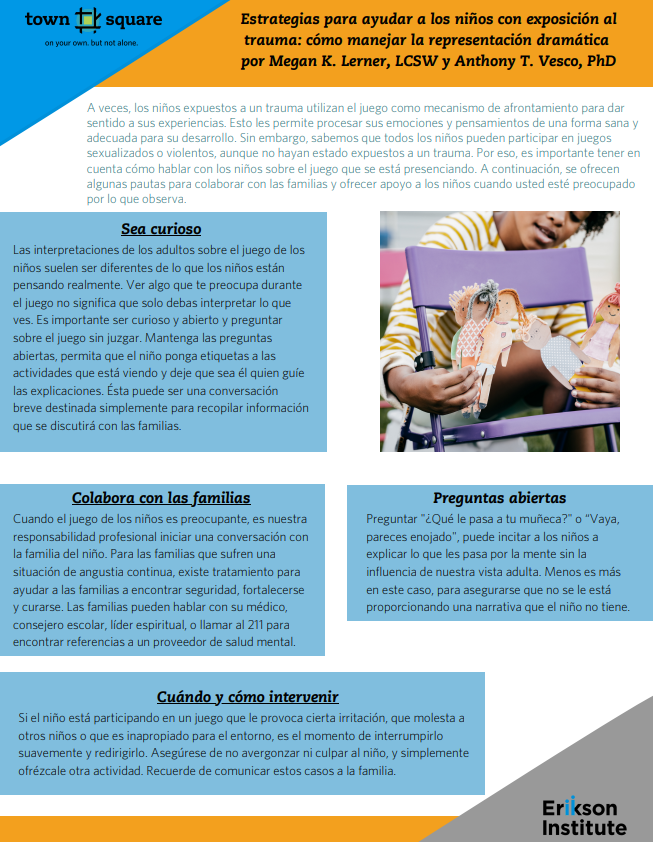 Estrategias para ayudar a los niños con exposición al trauma: cómo ...